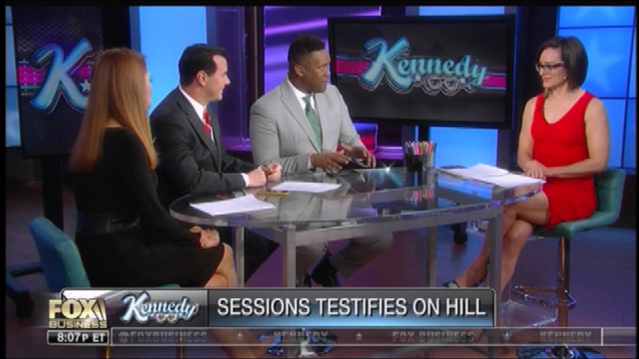 The Babes We Love: Trish Regan and Kennedy - 11/14/17 - Legs and Thighs