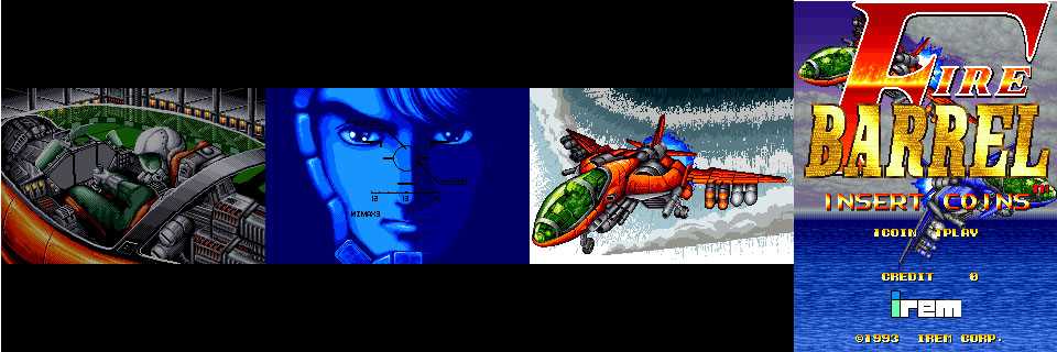 Shmup gamer!: Fire Barrel / Air Assault (1993 IREM) ARCADE