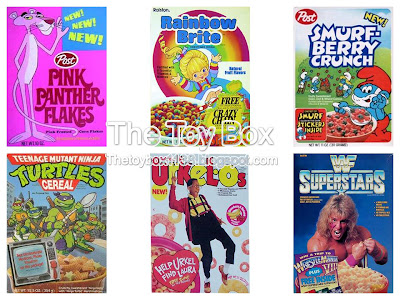 The Toy Box: Cereals of the 80's