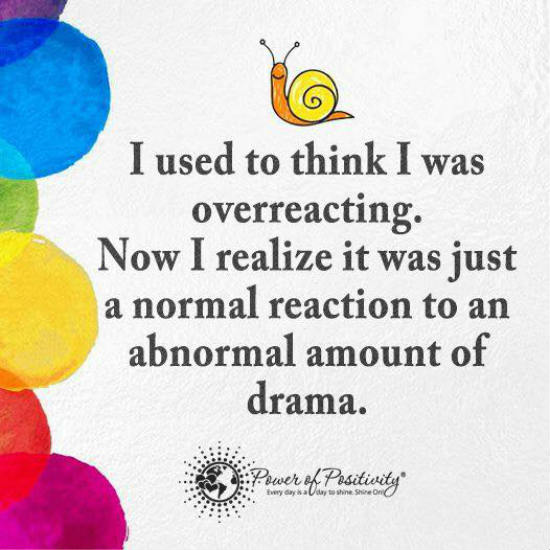 I used to think I was overreacting. Now I realize it was a normal ...