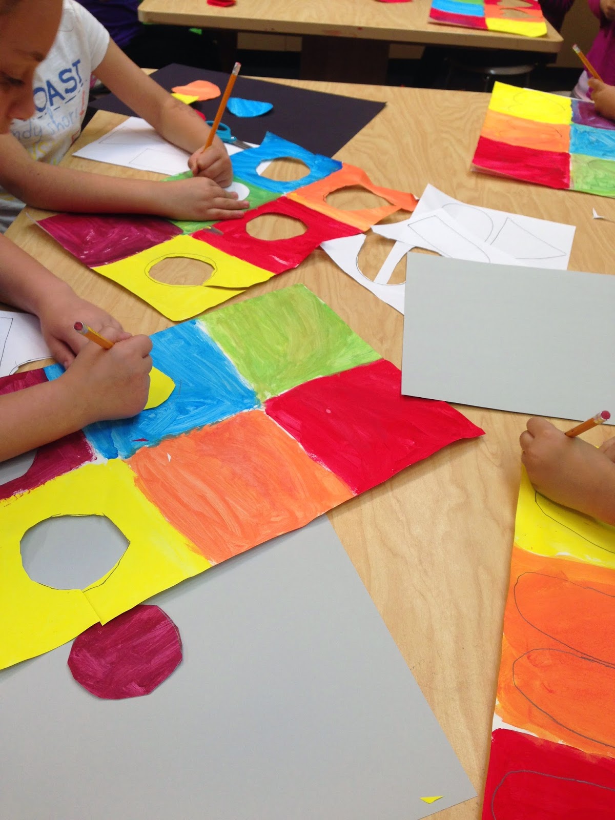 Anna's Art Room: 1st grade color wheel