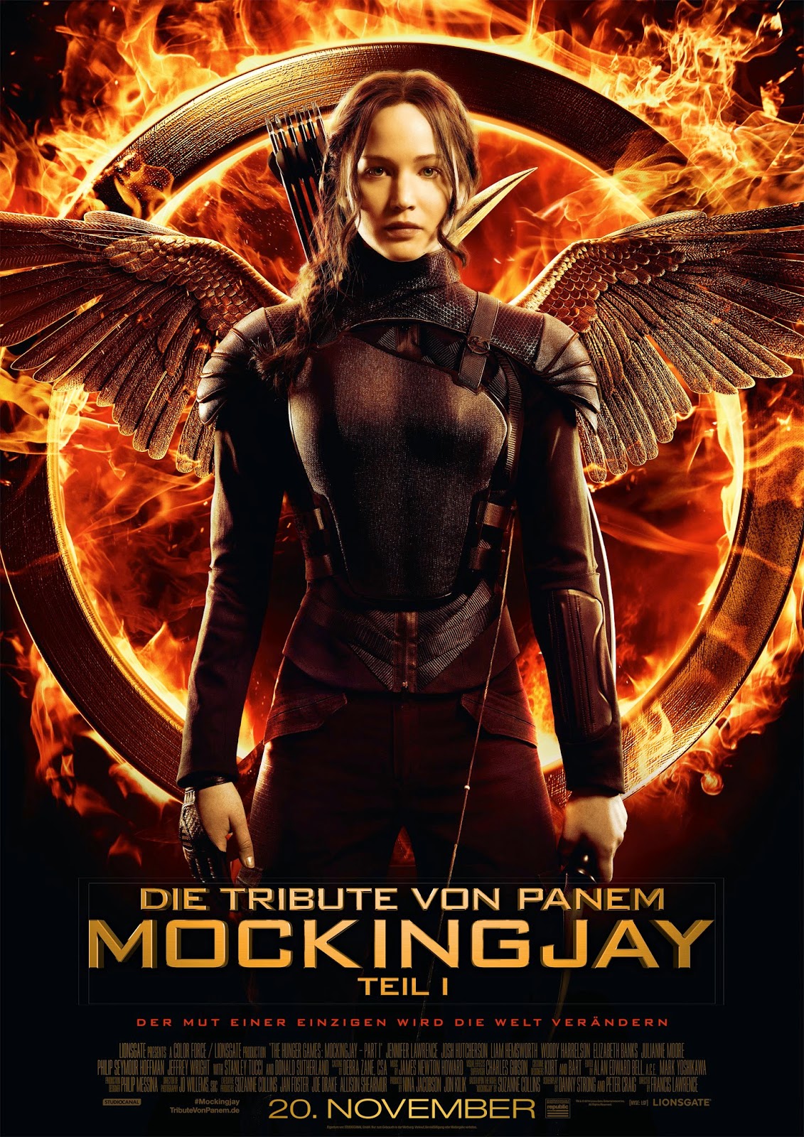 crazy4film: TRIBUTE - MOCKINGJAY TEIL 1: deutscher Trailer und Poster