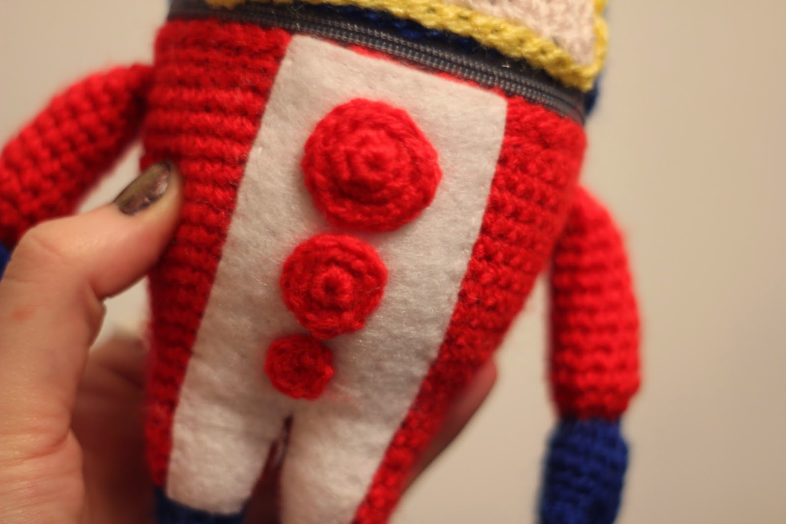 The Glim Glam: Baboo Crafts: Teddie Persona 4 Crochet!