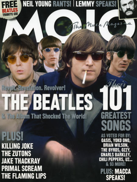 MOJO PROMO CD REVOLVER - RELOADED BEATLES COVERS july 2006