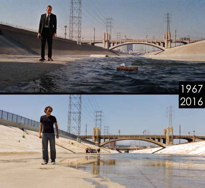 Locations From Famous Movies Then And Now | Funny Picture Wars