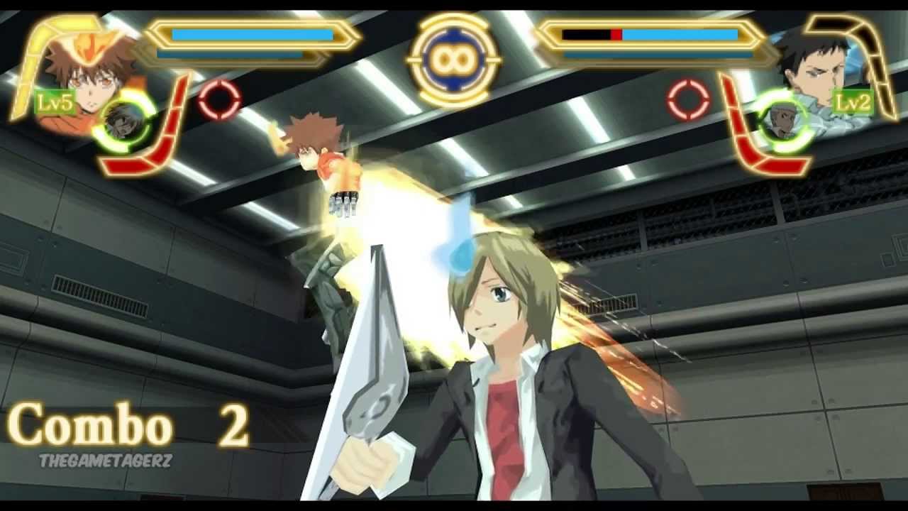 لعبة psp Katekyoo Hitman Reborn Kizuna No Tag Battle ~ game psp