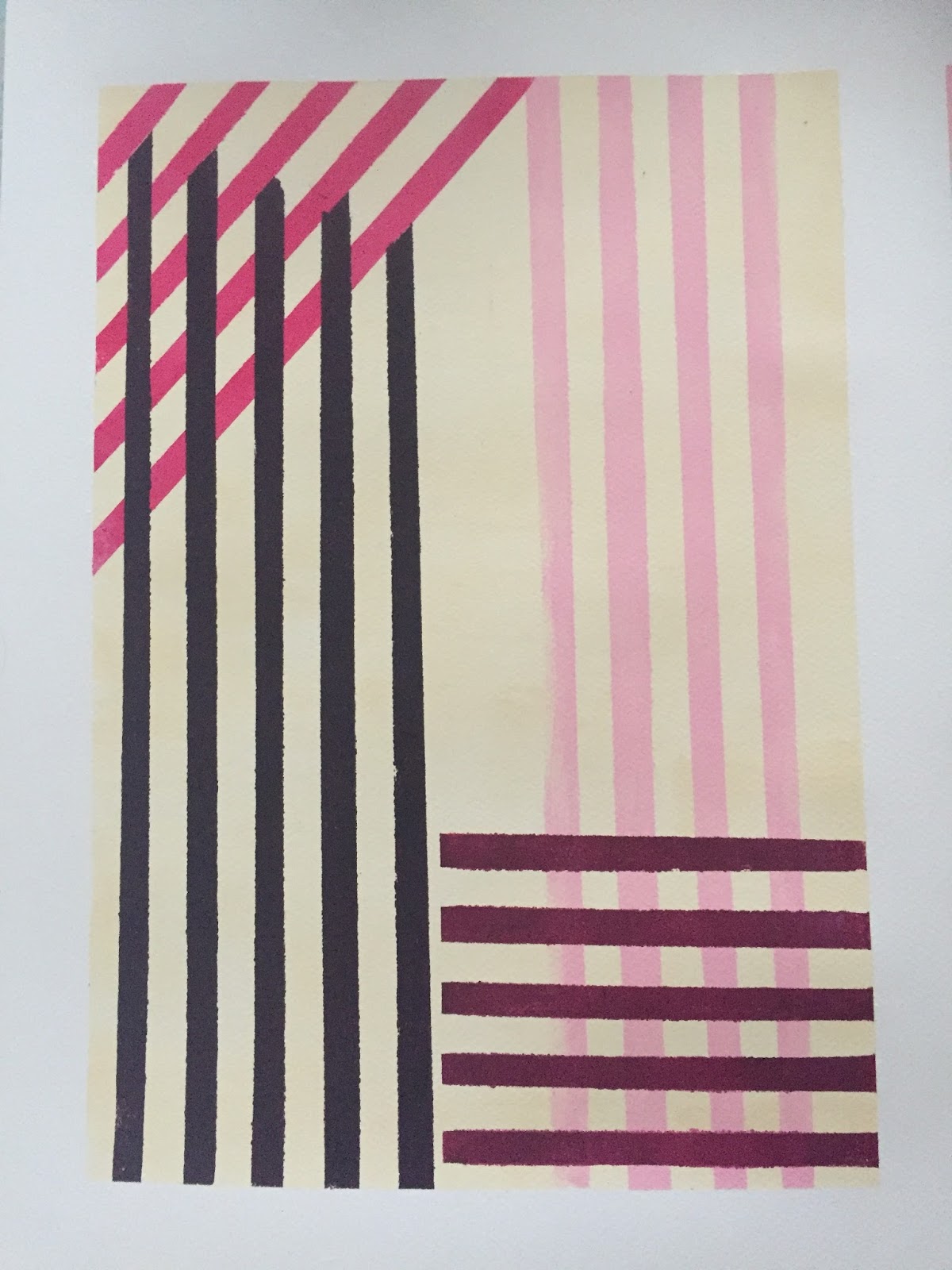 Rosalia Serrano: 12. COMPOSICIÓN GRAFICO-PICTÓRICA. RADIAL Y LINEAL.