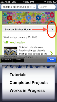 Sew Many Ways...: Blogging Tip...Mobile or Web Version of Your Blog