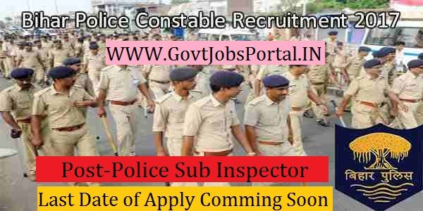 Bihar Police Sub-ordinate Service Commission Recruitment 2017– 1717 ...