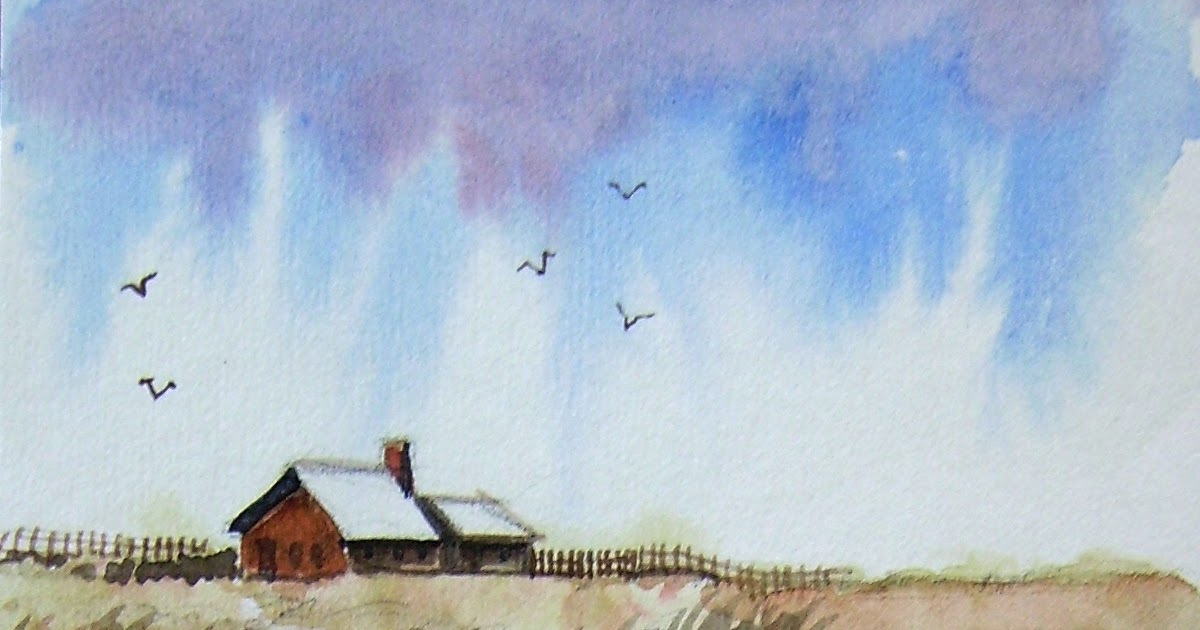 Watercolor in the Village: Using a High Horizon Line in a Horizontal ...