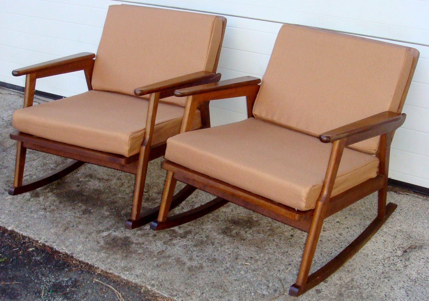 Nicole Wood Interiors: SOLD!!! Mid Century Italian Wood Rocking Chairs ...