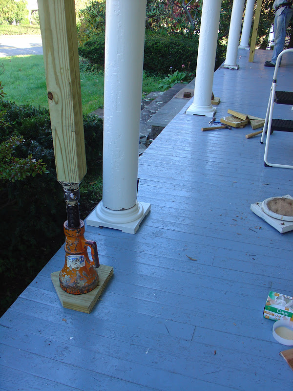 Life at Pugsley: Porch Column Bases 4: On the Way to Done, or, Epoxy ...