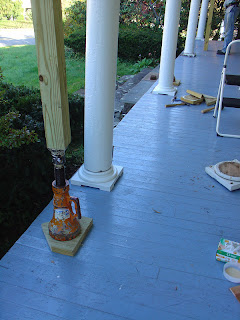 Life at Pugsley: Porch Column Bases 4: On the Way to Done, or, Epoxy ...