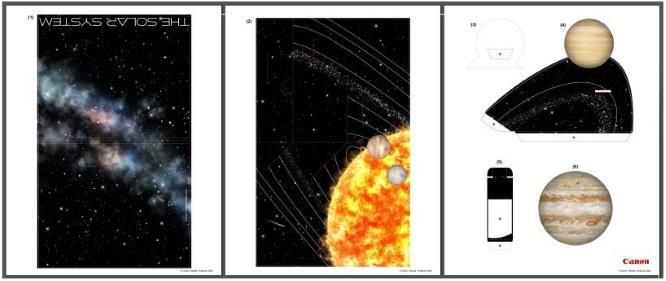 Solar System Papercraft