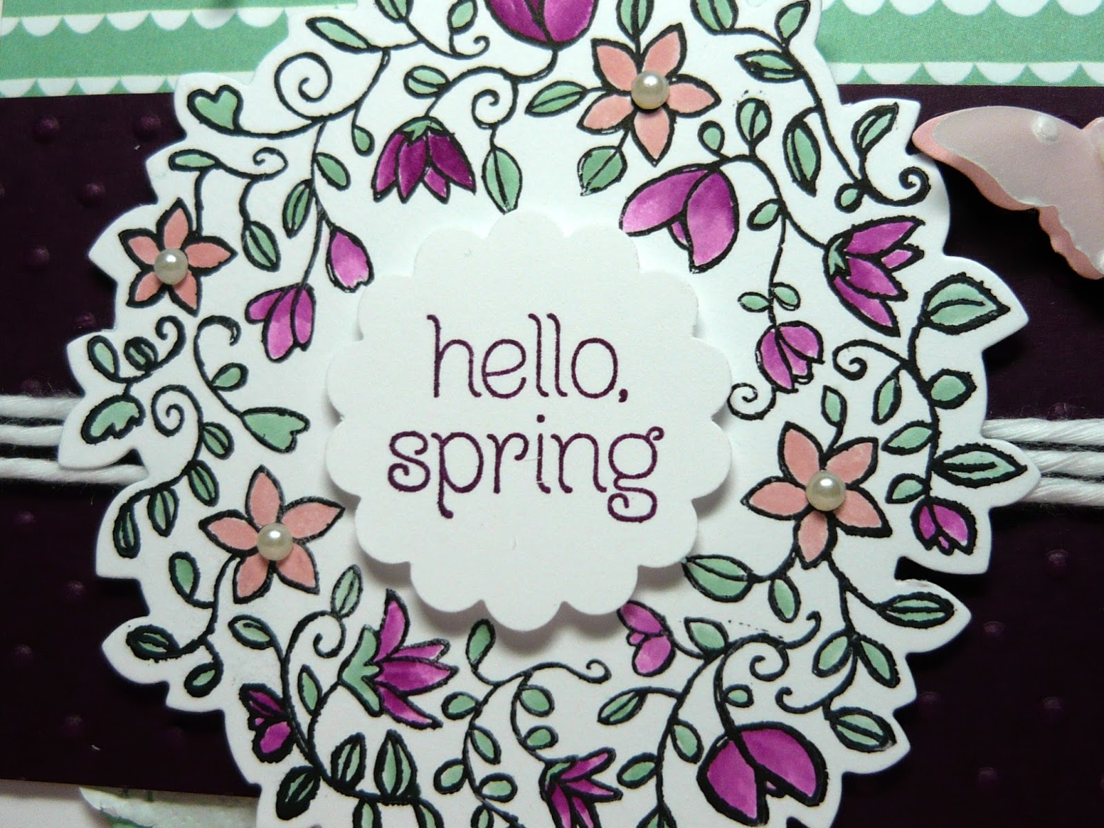 Perry Papercrafts: Circle of Spring