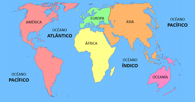 Peñas Albas - 1st grade: Social Science - U4 - Continents and oceans ...