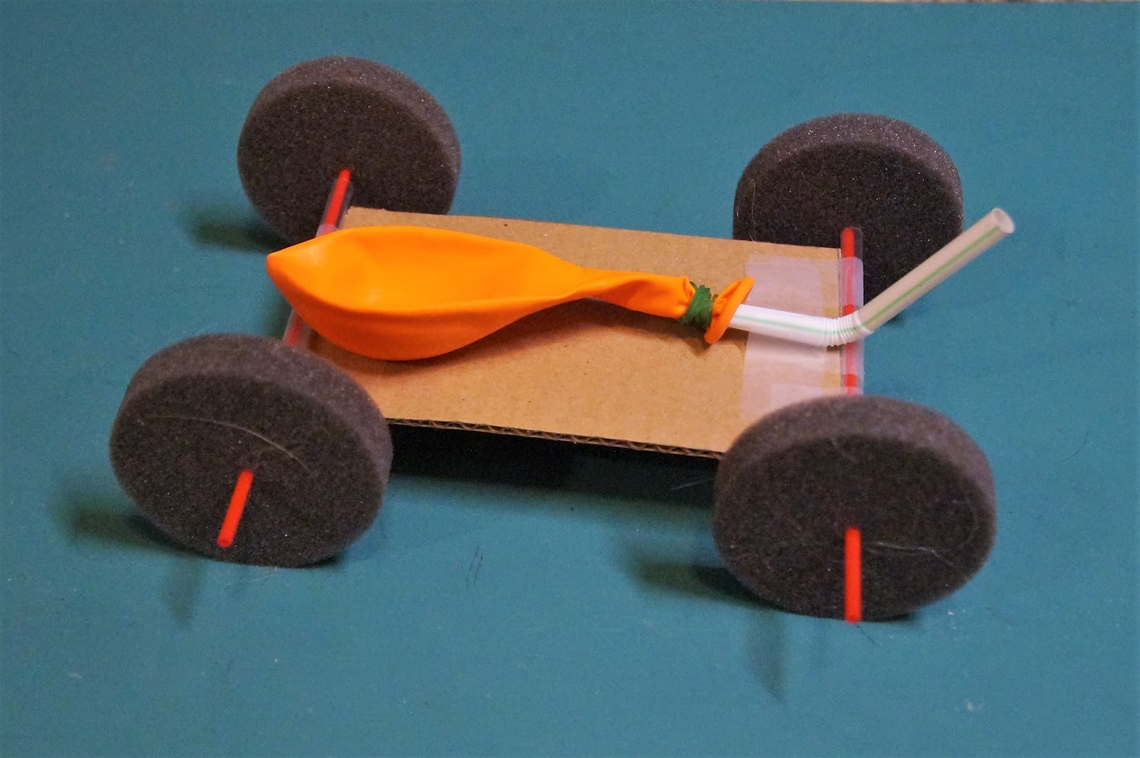Kto6Science: Balloon Rocket Cars