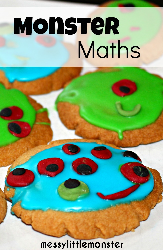 Monster Biscuits Maths Game - Messy Little Monster
