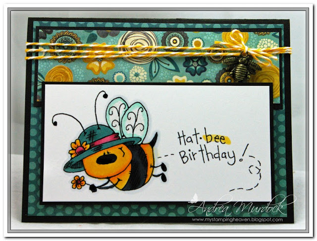 My Stamping Heaven: Whipper Snapper Stamps- Hat-Bee Birthday!!