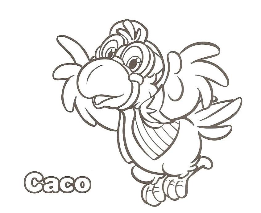 Sonhando com cores: Turma do Cocoricó - para colorir