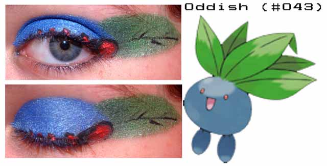 PACROID: Pokemon Eyeshadow Designs