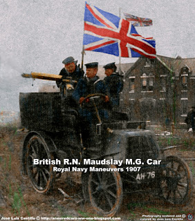 Armored Cars in the WWI: British R.N. Maudslay MG Car 1907 - Royal Navy ...