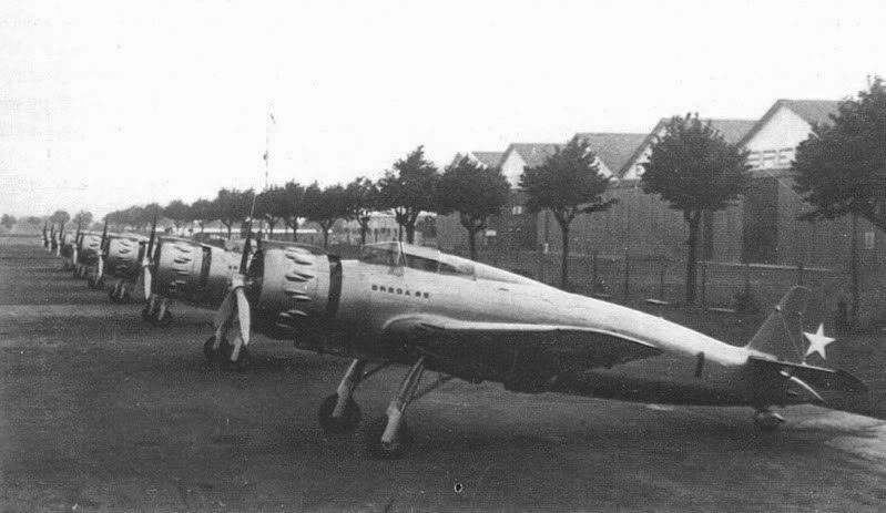 Airplanes in the skies + FAF history: Breda ba.65