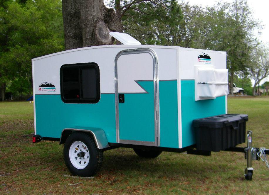 Tiny Yellow Teardrop: Featured Teardrop: Runaway Campers