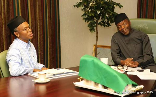 BLOG: Governor Nasir Ahmad el-Rufai visits VP Osinbajo BLOG: Governor Nasir Ahmad el-Rufai visits VP Osinbajo