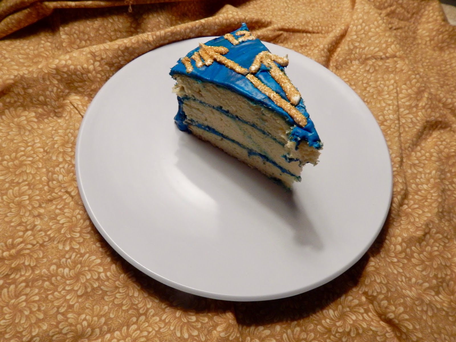 The Nerdy Chef: Eggnog New Years Countdown Cake
