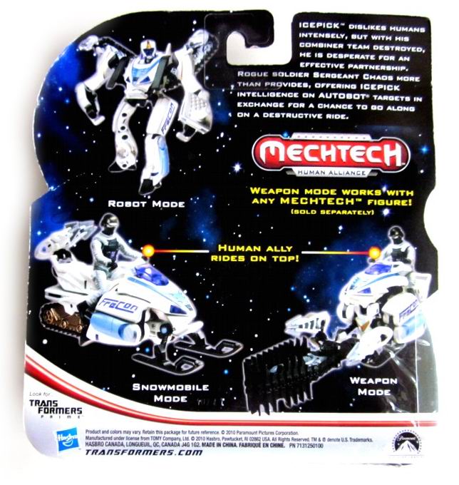 Robot Art: Transformers~IcePick w Sergeant Chaos~DOTM Human Alliance~