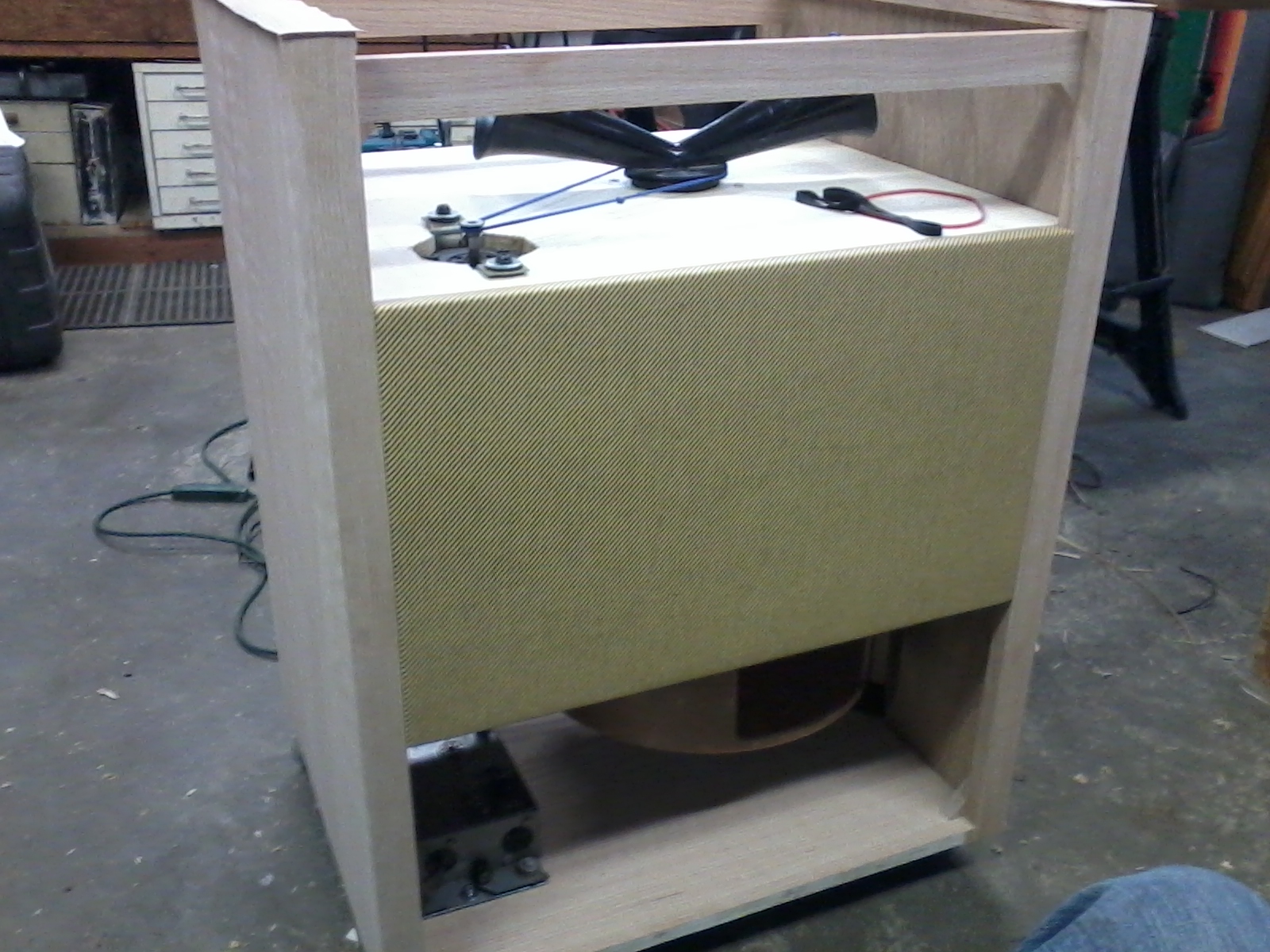 The Alchemist: Custom "Leslie" rotating speaker