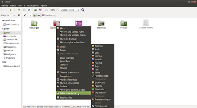 MIS PEQUEÑAS NOTAS GNU/LINUX: CARPETAS DE COLORES - UBUNTU MATE - CAJA