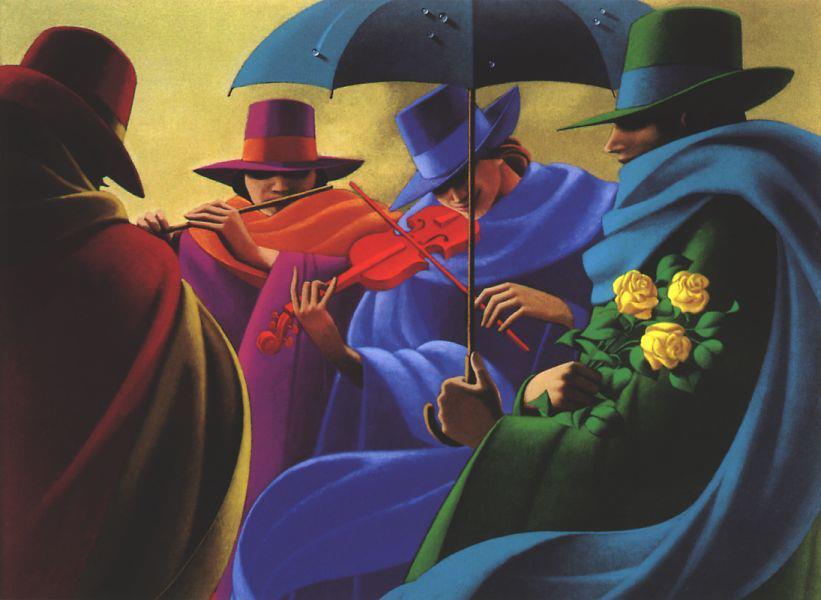 Claude Théberge | Il pittore Romantico degli ombrelli | Fine Art Masters