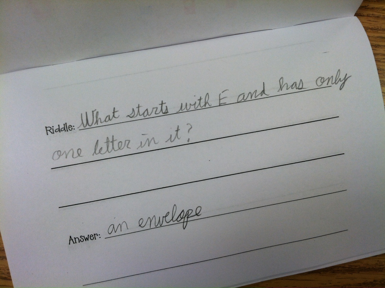 School Day Love: A Riddle a Day in May!