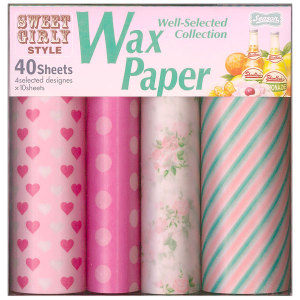 Le Sunshine Craft: Fancy some patterned Wax paper?
