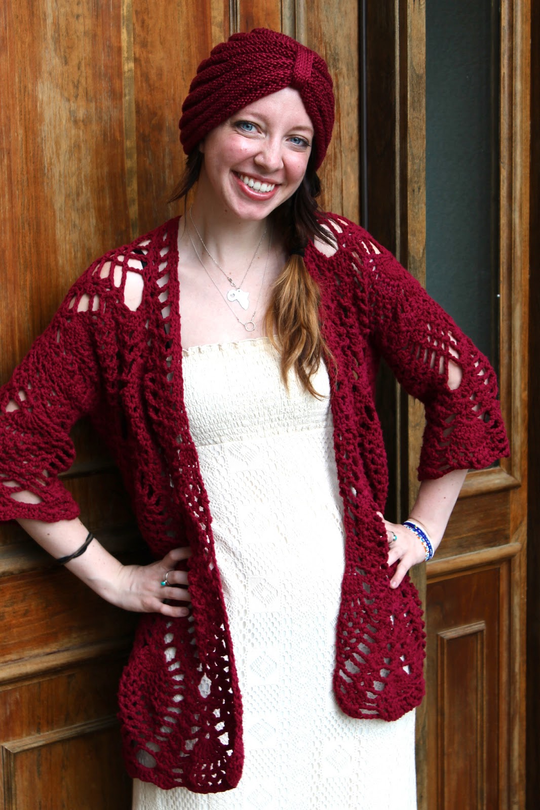 Sans Limites Crochet: Extra idea for The Pineapple Robe