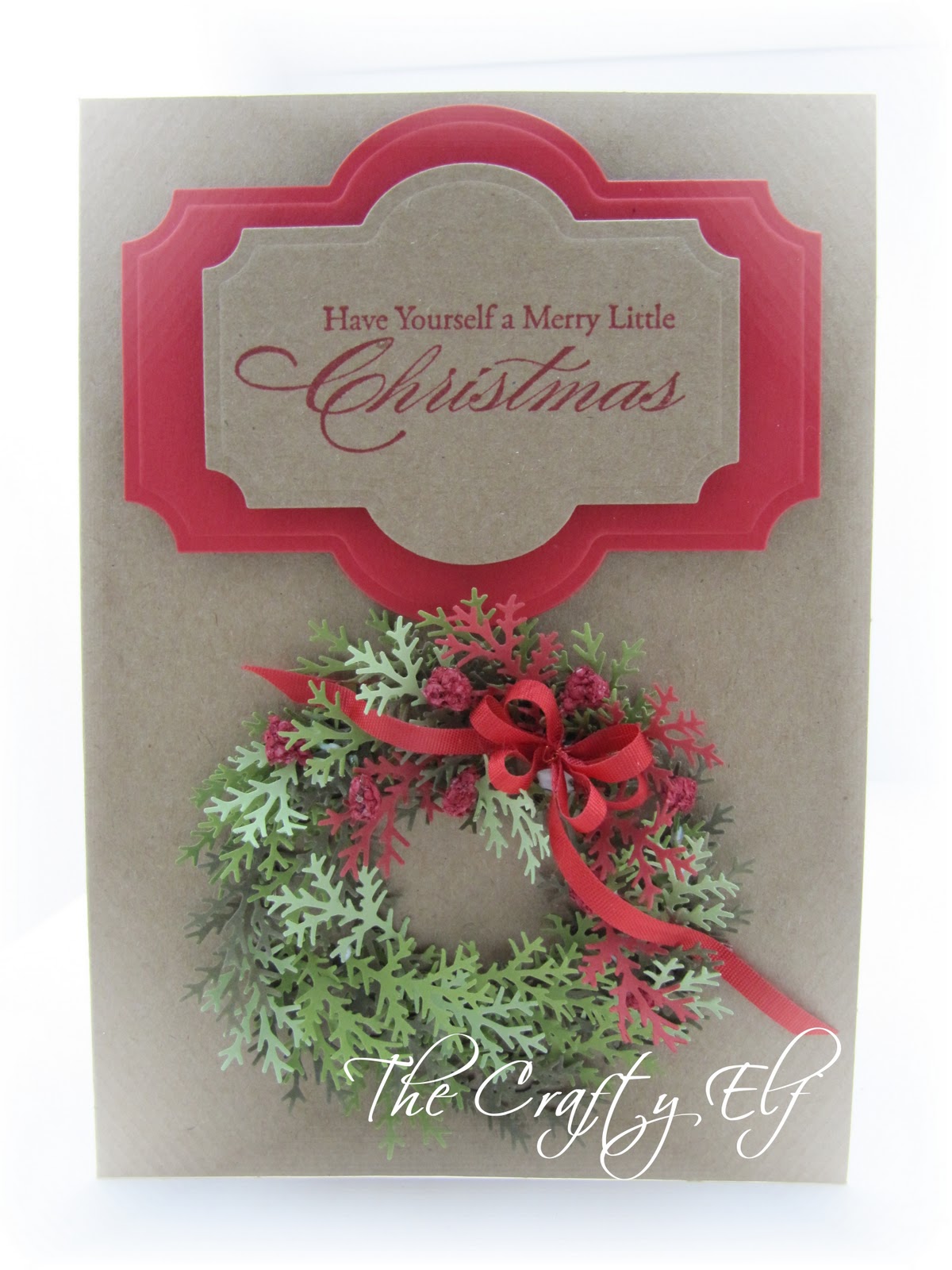 The Crafty Elf: A Christmas Wreath ....