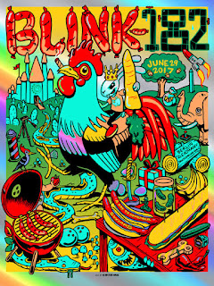 INSIDE THE ROCK POSTER FRAME BLOG: Munk One blink 182 Berlin Poster