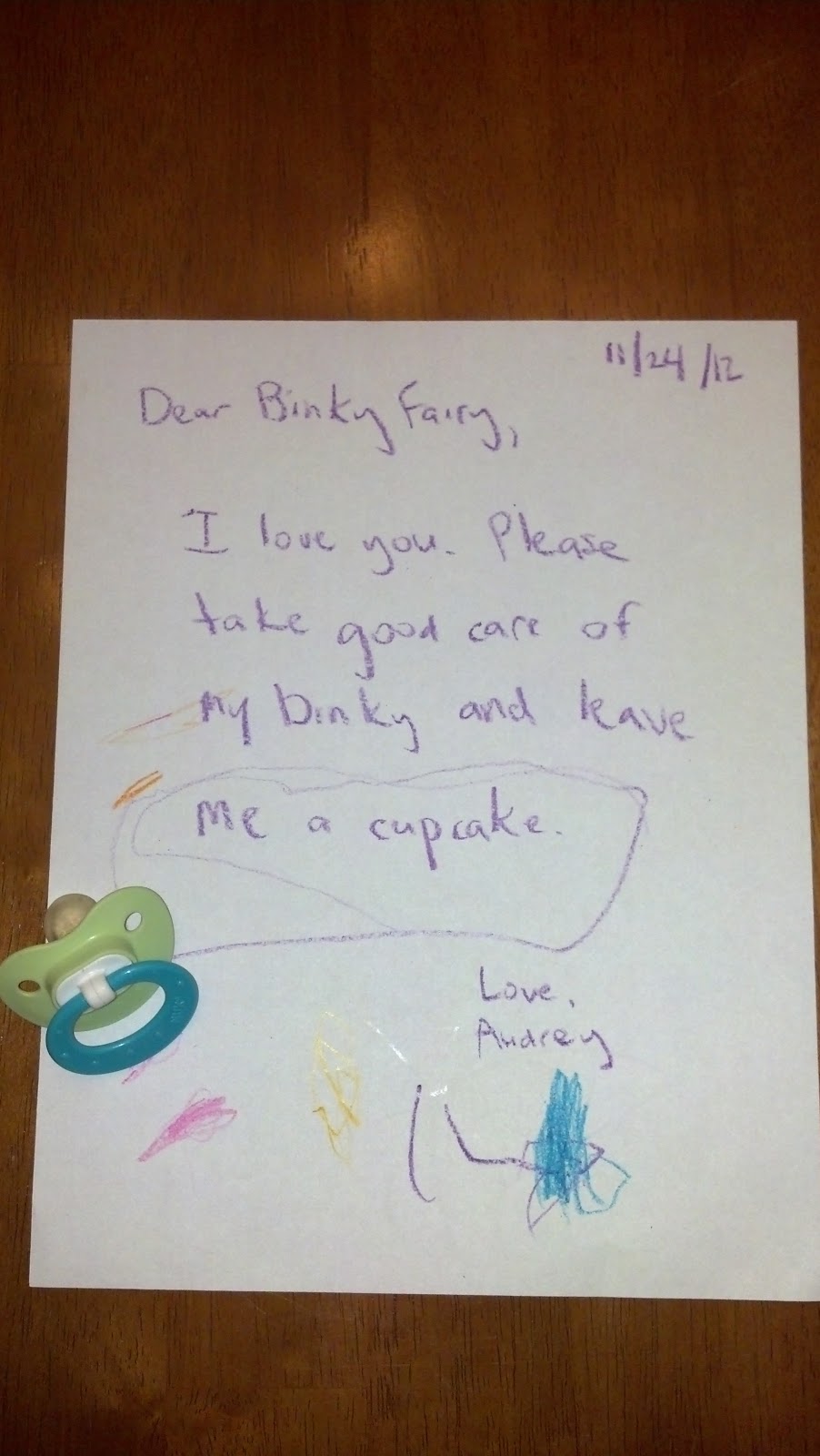 Family, Friends & Foodies: Binky Fairy