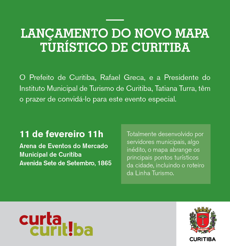 Blog Revista Autoestima: Lançamento Mapa Turístico de Curitiba