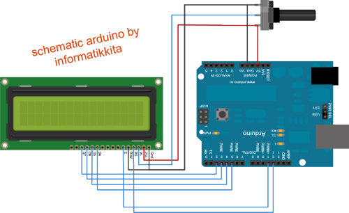 ARDUINO PROGRAMING MENGGUNAKAN LCD ~ Let's Make the Idea