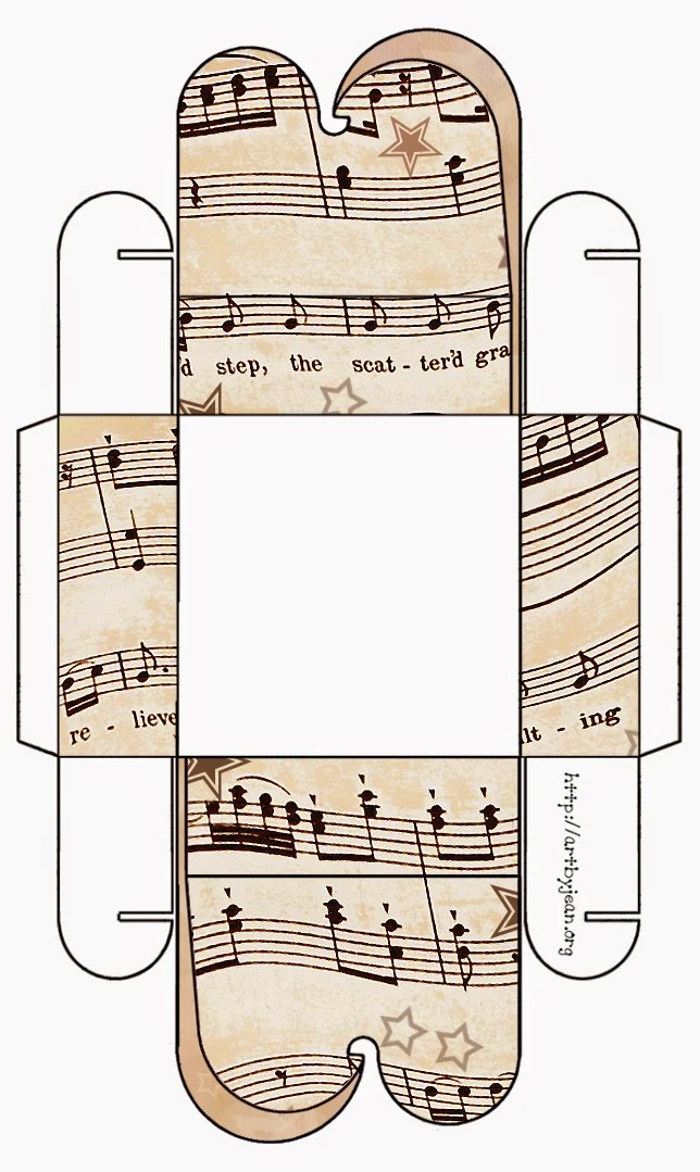 Nice Music Design: Free Printable Boxes. - Oh My Fiesta! in english