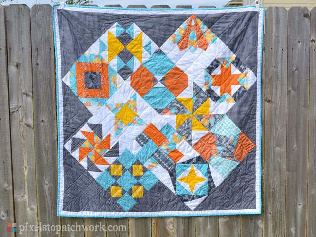 from Pixels to Patchwork: TGIFF: Sew Happy Quilt