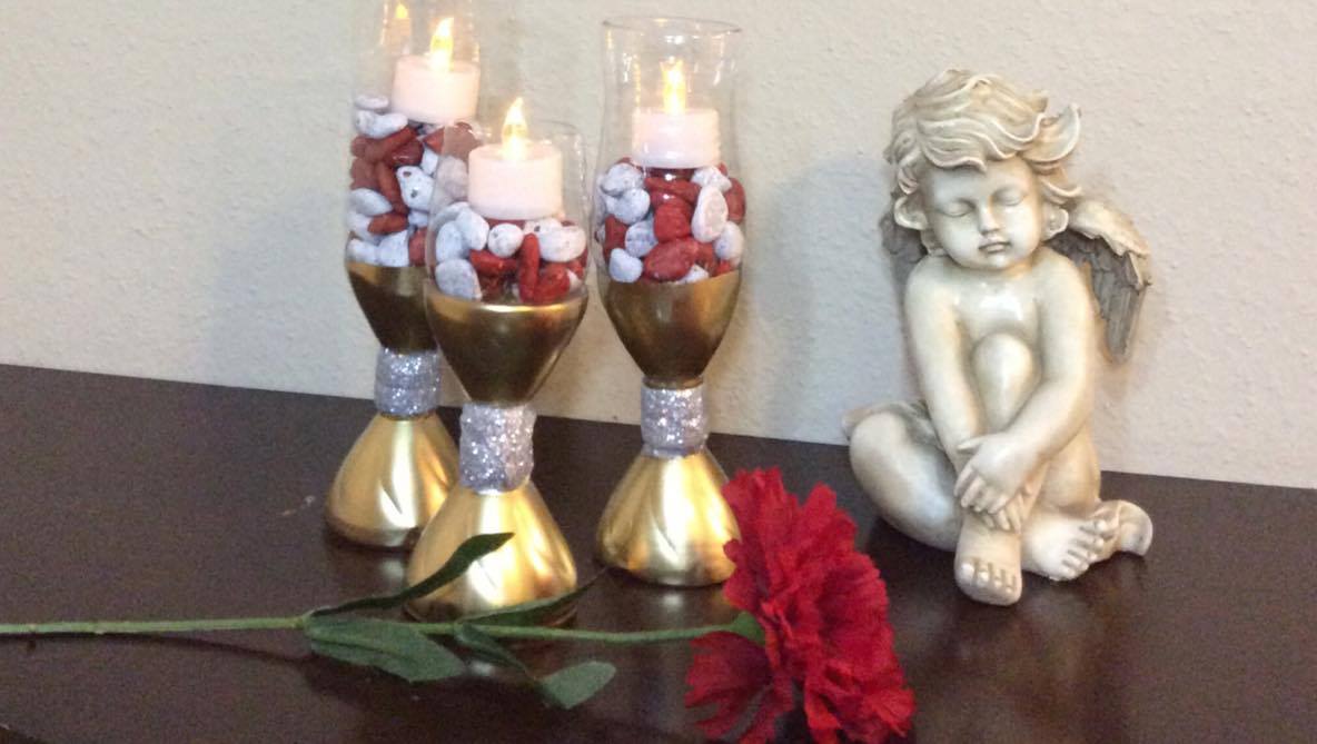 Realizando manualidades: RECICLANDO BOTELLAS DE PLÁSTICO COPAS PARA SAN ...