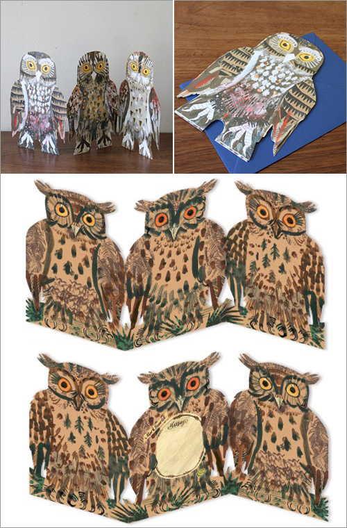 My Owl Barn: Mark Hearld Menagerie Cards