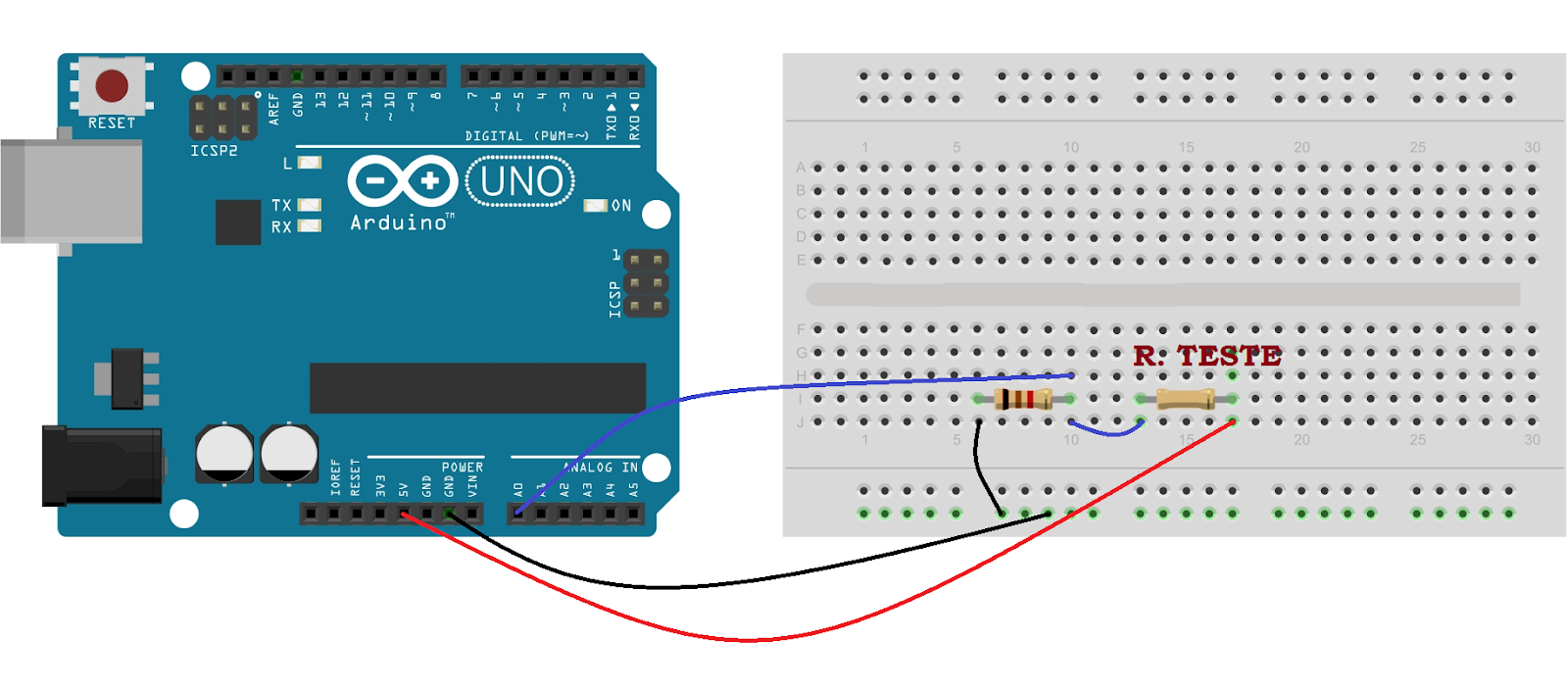 Sala de Eletrônica: Medindo resistência com o Arduino