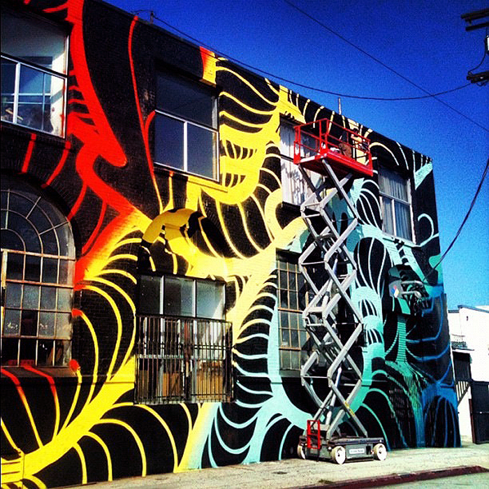 INSA New Mural In Los Angeles – StreetArtNews