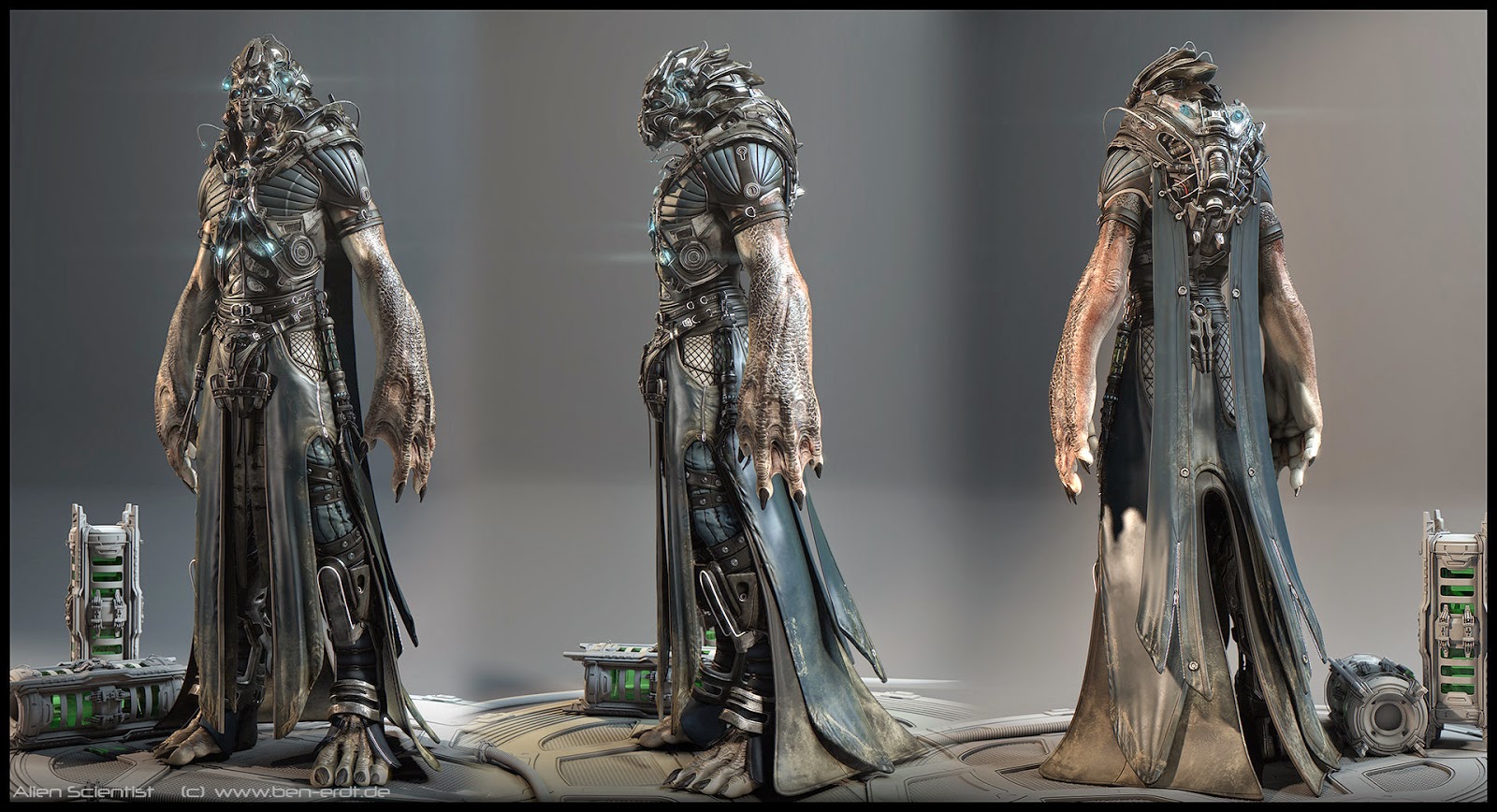 Alien Scientist by Ben Erdt | Computer Graphics Daily News