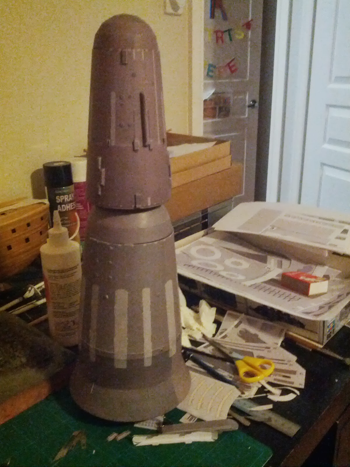 Paper Model Projects: Soviet N1 launcher in 1:96 Scale